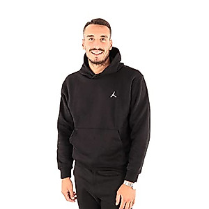 Jordan Men's Black Essential Fleece Pullover Hoodie (DQ7466 010) - M
