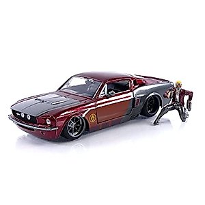 Jada Toys Marvel Guardians of The Galaxy 1:24 1967 Shelby GT500 Die-cast Car with 2.75" Star-Lord Figure