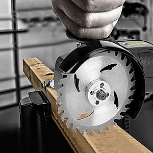 Cordless Angle Grinder with 4-pole Motor, 21V Cordless Grinders Tools w/3.0A Battery & Fast Charger, 4-3/8 Inch Grinding Wheels, Cutting Wheels, Flap Discs and Adjustable Auxiliary Handle