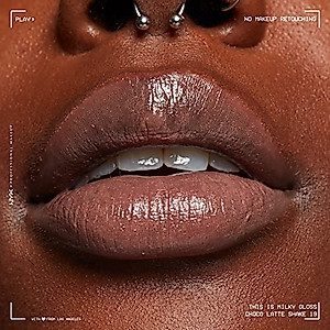 NYX PROFESSIONAL MAKEUP This Is Milky Gloss, Lip Gloss with 12 Hour Hydration, Vegan - Choco Latte Shake (Milk Chocolate)