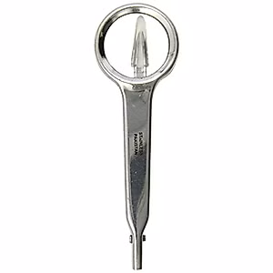 TAMSCO Tweezers Pointed with Magnify Glass 4-Inch, Magnify Tweezers, 5 Times Genuine Magnify, Stainless Steel Tweezers, Precision Points, Great for Finding Ticks