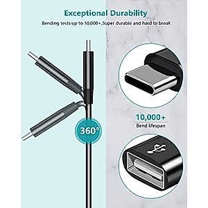 USB C to USB Adapter with Type C Charging, 2 in 1 Type C 3.0 OTG Splitter with 60W PD Fast Charge Compatible for Galaxy S23 S22 S21 S20 S20+ Note 20/10,Switch,LG V40 V30 G8, Pixel4 XL,Google TV 2020