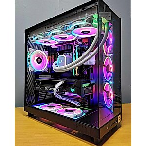 AsiaHorse FS-9002 Pro 120mm RGB Case Fan, 26 LED ARGB and Double LED Lingting Loops, 800-1800rpm Pwm Case Fan with 5V PWM Motherboard Sync/Analog Controller 5 Pack, White