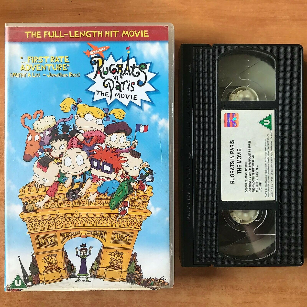 Rugrats In Paris: The Movie; [Nickelodeon] Large Box - Animated - Kids - Pal VHS