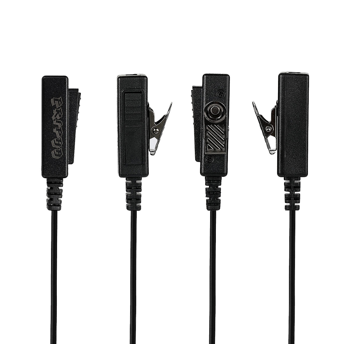 ERIPHA Earpiece for Midland GXT1000VP4 Walkie Talkie 2 Way Radio Surveillance Security Headset Acoustic Tube Ear Piece with Mic PTT LXT500VP3 GXT1050VP4 GXT1000XB (2 Packs)