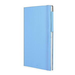 Legami - Large Weekly & Daily Planner, 12 Months, January 2024 December 2024, Detail Days at the top, Week Vision at the bottom, 17x24 cm, Color Crystal blue