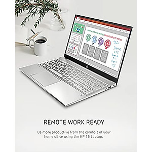 HP Pavilion 15 Laptop, AMD Ryzen 5 5500U, 8 GB RAM, 512 GB SSD, 15.6” HD Touchscreen, Windows 10 Home, Thin, Lightweight Computer with Webcam, Business, Study, & Entertainment (15-eh1010nr, 2021)