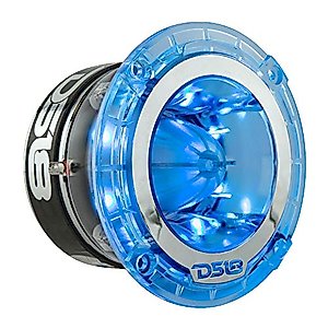 DS18 PRO-TW4L RGB Super Tweeter - 1.75", Polycarbonate Frame and Titanium Diaphragm, 560W Max, 280W RMS, 4 Ohms, Built in Crossover - PRO Tweeters are The Best in The Pro Audio Market (1 Speaker)