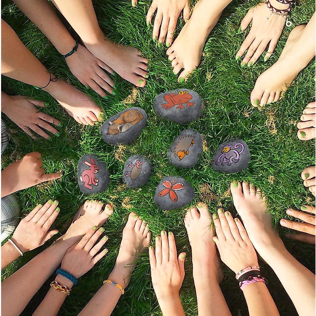 Koltose by Mash Rock Painting Kit for Kids - Extra-Large Arts and Crafts Kit for Kids, Indoor and Outdoor Activities Set for Kids Ages 4 – 16