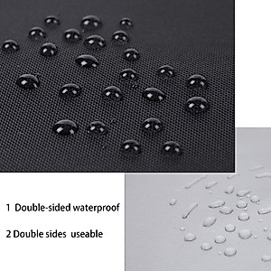 Perfitel AC Cover for outside units -Central air conditioner Cover Defender-Waterproof Heavy Duty Top Air Conditioner Cover (32X32 inch)