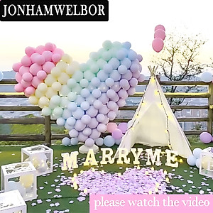 Jonhamwelbor Pink Balloons 12 Inch 100 Pack Light Pink Latex Party Balloons Pastel Pink Helium Balloons Wedding Girl Sweet Birthday Bride Baby Shower Party Decorations