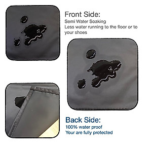 Urby Aprons for Women with Pockets Plus Size Apron XL XXL or Waist W40+, Extra Large and Long also Fits Big and Tall Men,Heavy Duty Durable Reusable Material, Waterproof. Black 2pack…