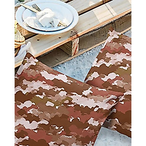 Meet 1998 Throw Pillow Covers 16x16 - Set of 2 Waterproof Pillow Cushion Cases,Camouflage Netting Camo Pillowcases Decorative Outdoor Pillow Cover for Sofa Couch Bedroom
