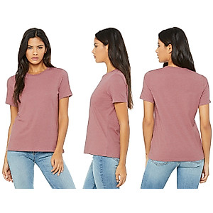 Birthday Tee Shirts for Women - Rhinestone Girly Birthday Queen T-Shirt - Birthday Party Gift for Women - Medium - Rose Gold Blush