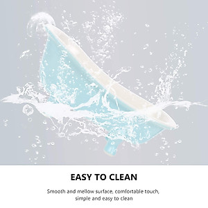 DOITOOL Ceramic Salad Bowl 200ml Cute Bathtub Shape Yogurt Ice Cream Bowl Pudding Cup Fruit Serving Dish Soap Holder for Home Kitchen (Blue)