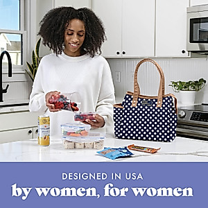 Fit+Fresh Westerly Adult Insulated Lunch Bag women love as Lunchbox, Lunch Tote, Cute Small Lunch Box For Women, Lunch box men, lunch bags women, insulated lunch box, lunch boxes, adult lunch, N&W Dot