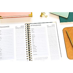 The Homeschool Planner: Beautiful and Undated with Monthly Tabs | To Do List, Goals, Meal Planning & Academic Tools | Homeschooling, Distance Learning & Family Organizer | Gold Spiral