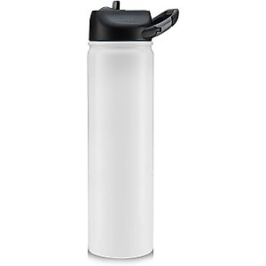 Seriously Ice Cold SIC 27oz Insulated Water Bottle Thermos, Premium Triple Layer Vacuum Stainless Steel, BPA Free Wide Mouth Lid with Carabiner Clip