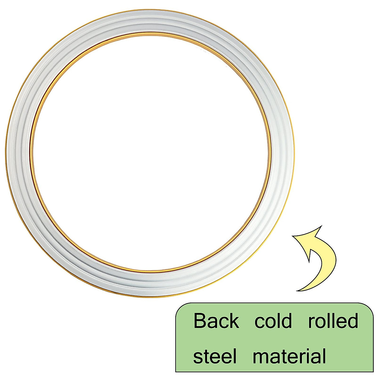 Cold Rolled Steel Lazy Susan Bearing - Swivel Base Gold, With Soft Rubber Pad, Prevents Offset, Strong Suction, Thickness 14mm, Robust And Durable, Rotating Bearing Turntable