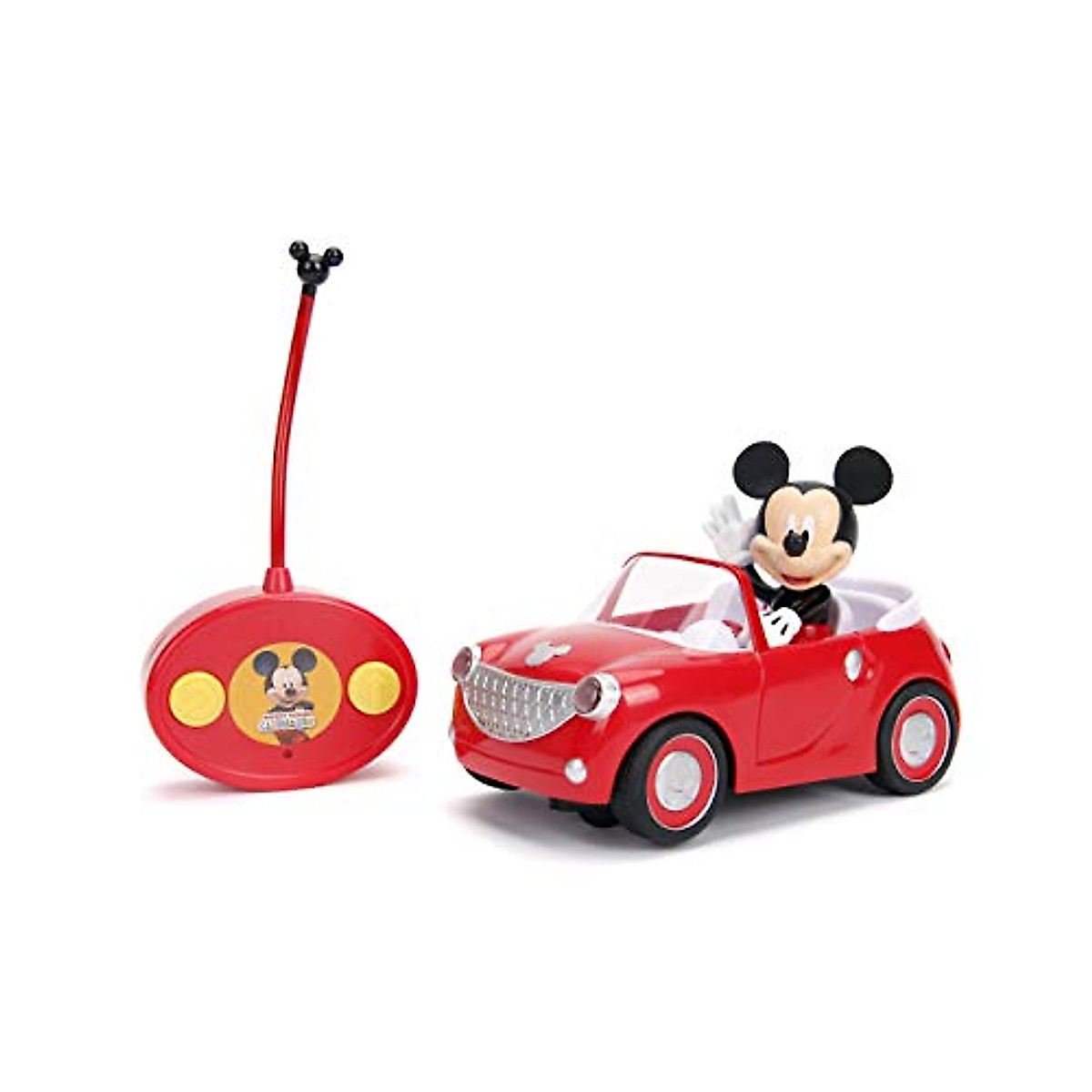 Jada Toys Disney Junior Mickey Mouse Clubhouse Roadster RC Car Red, 7"