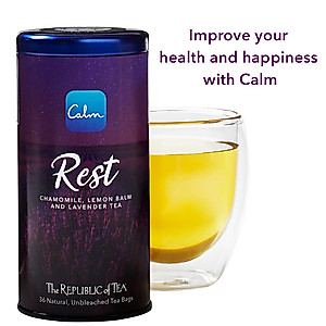 The Republic of Tea - Calm Rest, Caffeine Free, 36 Tea Bags
