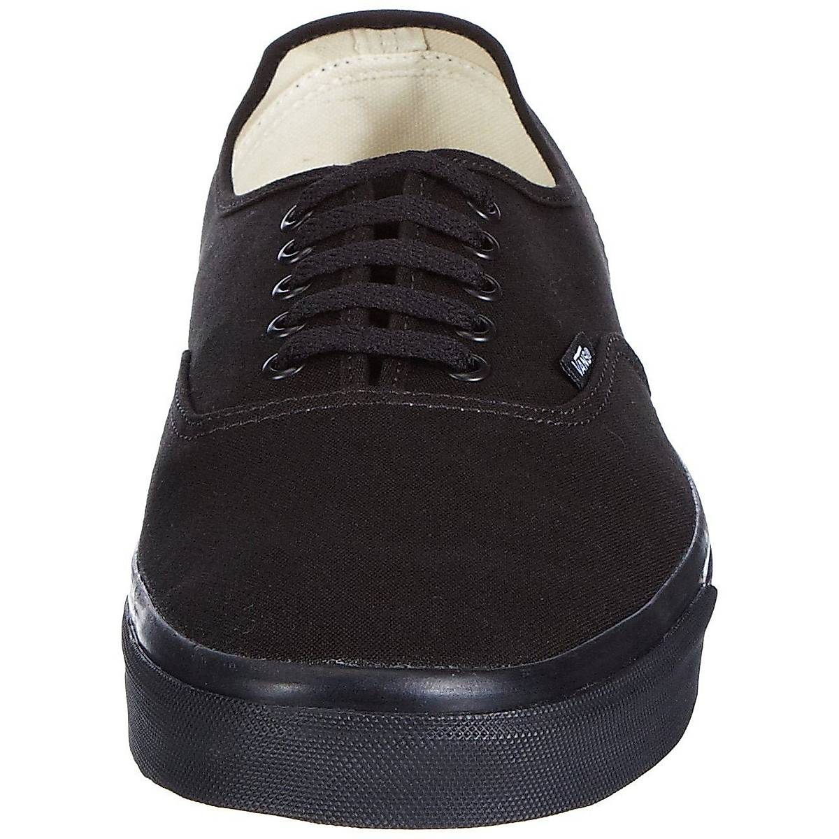 Vans Unisex Authentic Black/Black Canvas VN000EE3BKA Mens 11, Womens 12.5
