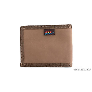 Rainbow Sandals Bi-Fold Wallet - Dark Brown