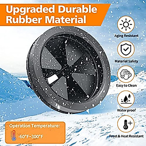 Garbage Disposal Splash Guard Collar Sink Baffle, Food Waste Disposer Parts Accessories, 3-1/8 Inch Multi-function Drain Plugs for Garbage Disposals