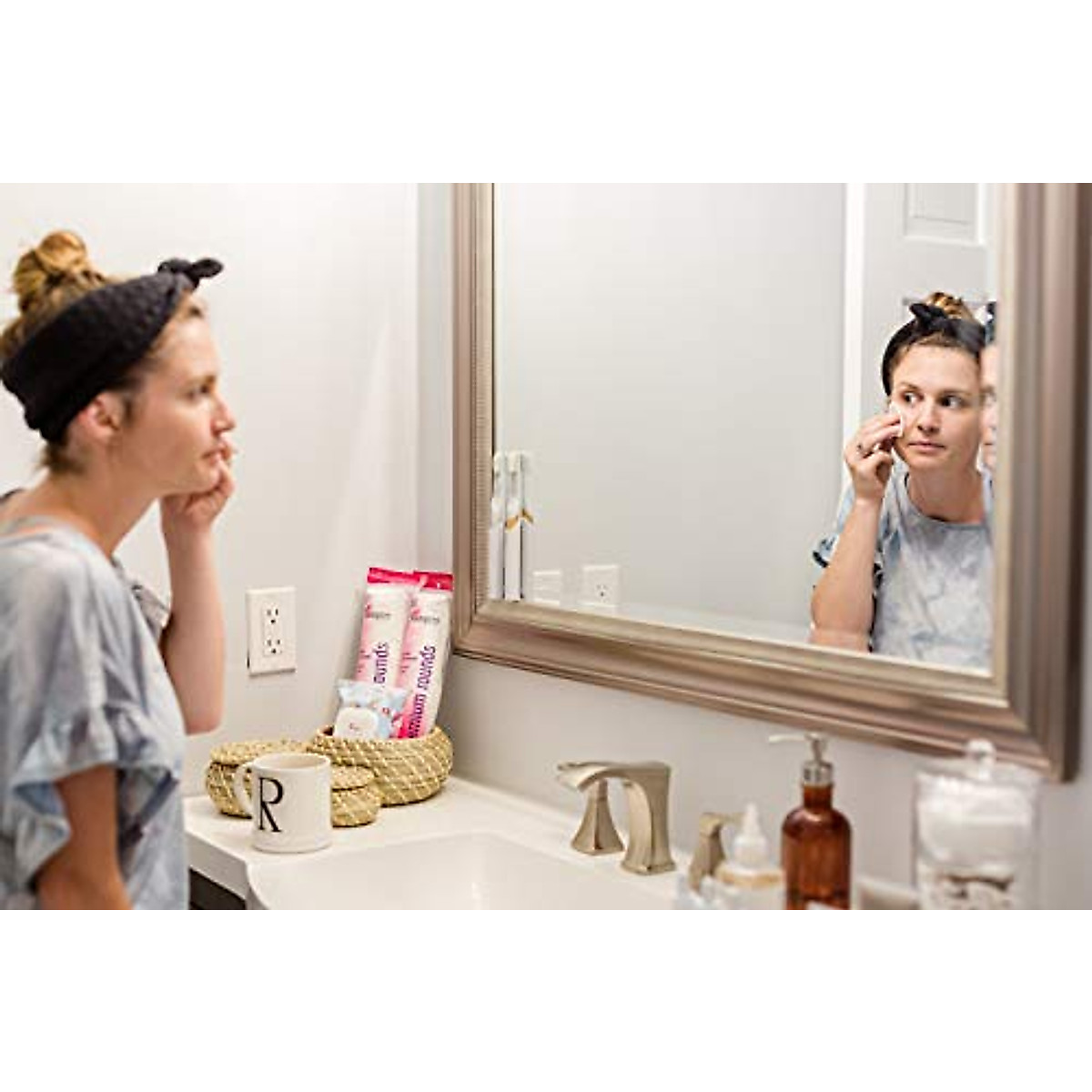 Swisspers Premium Cotton Rounds, Hypoallergenic, 80 Count, Pack of 6 (480 Rounds Total)