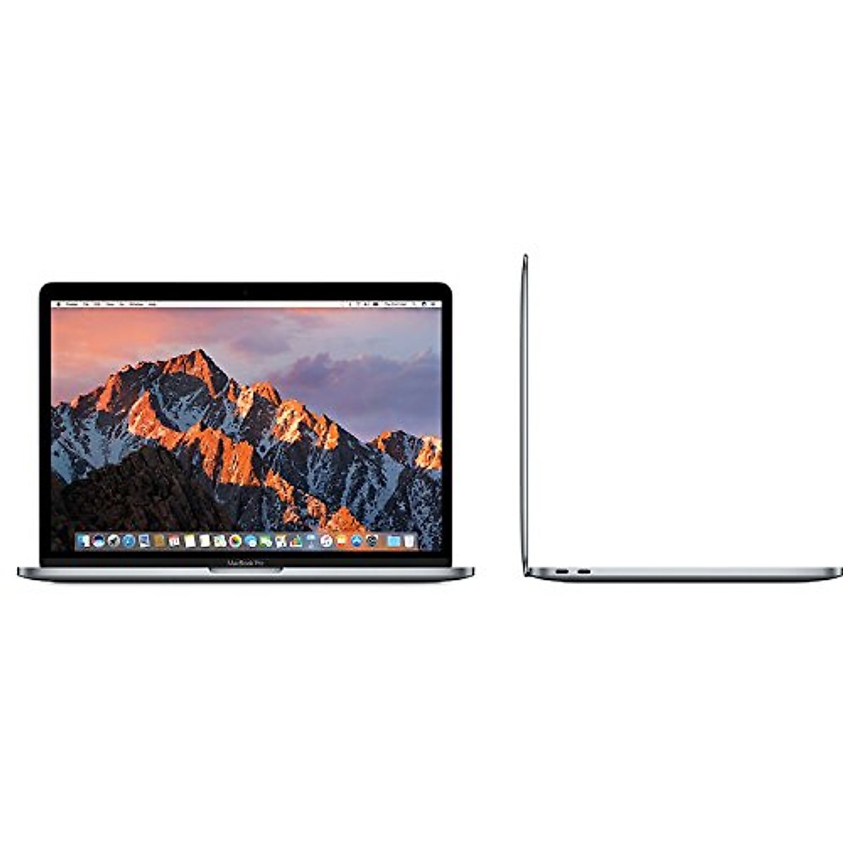 Apple MacBook Pro with Touch Bar (Mid 2017), 13.3in 227ppi Retina Display, Intel Core i5-7267U Dual-Core 3.1GHz, 512GB, 8GB DDR3, 802.11ac, Bluetooth, macOS 10.12.5 Sierra - Space Gray (Renewed)