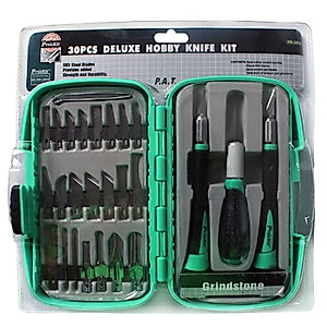 Pro'sKit PD-395A Deluxe Hobby Knife Set,Green