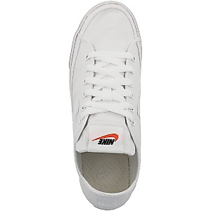 Nike Women's Low-Top Sneakers, White, 8