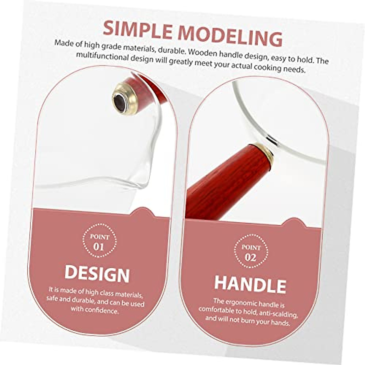 FUOYLOO small milk pot cooking saucepan small soup pot wax melting pot mini butter warmer spouted milk pot 1 qt saucepan with lid small pot serving bowl oven Glass French baby candy