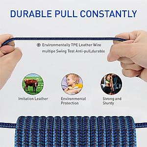 [Apple MFi Certified] 4 Pack iPhone Charger 10ft, Long Lightning Cable Nylon Braided 10 Foot Cord, Fast Charging Cords for iPhone 12 Pro Max/iPhone 12/11Pro Max/12 Pro/11/XS/XR/X/8/iPad,AirPods/Blue