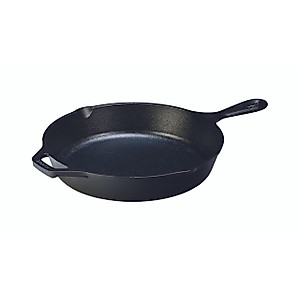 Lodge Cast Iron Serving Pot Cast Iron Double Dutch Oven, 5-Quart & L8SK3 10-1/4-Inch Pre-Seasoned Skillet
