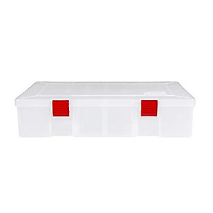 Plano RUSTRICTOR 3700 DEEP Stowaway, Premium Tackle Storage with Rust Prevention, Clear