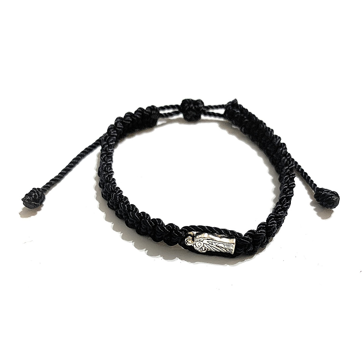 Chavarrieta Black Saint Jude Thaddeus Thread Bracelet Pulsera Roja de hilo de San Judas Tadeo
