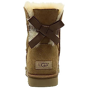 UGG Women's Mini Bailey Bow Ii Boot, Chestnut, 08