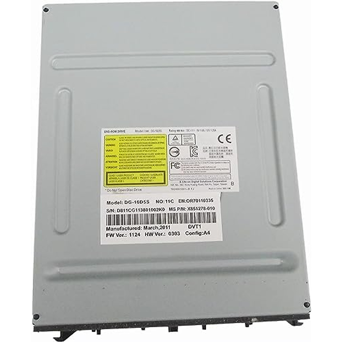 BLUE ELF Replacement Lite-On DG-16D5S DVD ROM Disc Disk Drive for Xbox 360 XBOX360 Slim