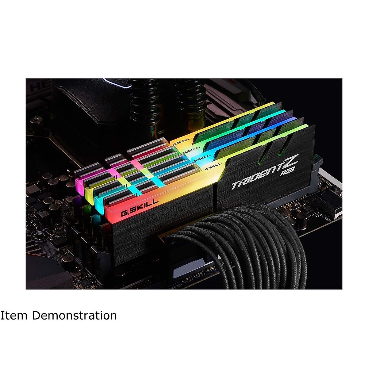 G.SKILL Trident Z RGB Series (Intel XMP) DDR4 RAM 128GB (4x32GB) 3200MT/s CL16-18-18-38 1.35V Desktop Computer Memory UDIMM (F4-3200C16Q-128GTZR)