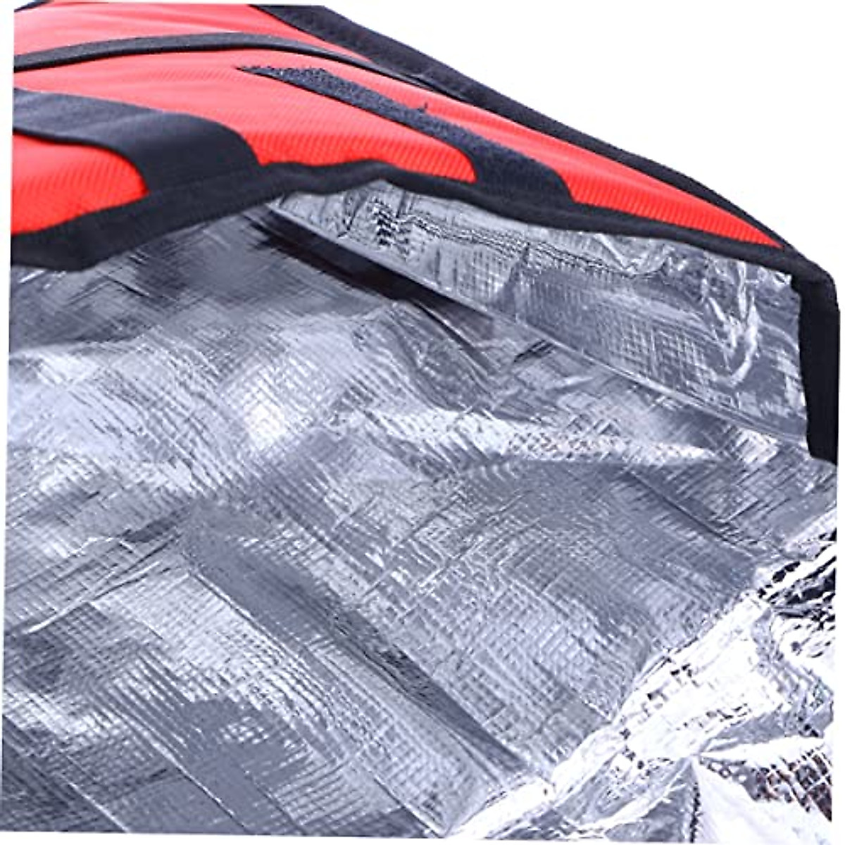 Cabilock 2pcs Insulated Pizza Bag Thermal Delivery Bag Pizza Delivery Bag Car Tote Backpack Organizer Pouch Car Organizer Bag Pizza Carrier Food Delivery Bag Tote Bag Storage Bag Red