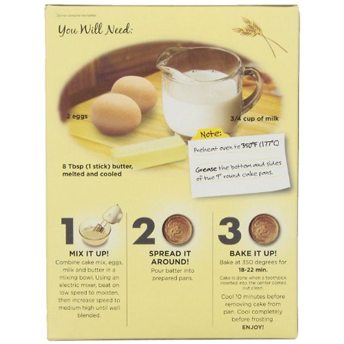 European Gourmet Bakery, Organic Vanilla Cake Mix, 15.25 oz