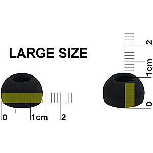 12pcs (ALL-B) 4S / 4M / 4L Replacement Ear Adapters Earbuds Ear Tips Set Compatible with Sol Republic AMPS, AMPS HD, Jax, Shadow and Relays Sport Wireless In-Ear Earphones