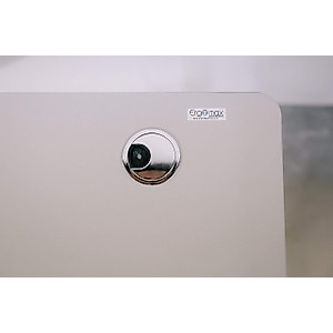 ErgoMax Rectangular Chipboard Tabletop for Standard and Height Adjustable Home and Office Desk Frames, 47.2 Inch Long, Gray