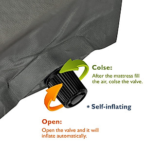 Hoybell Play Mat for Playpen, Baby Play Mat, Compatible with 50" x 50" Wide Playpen, Self Inflatable Mat Pad, Comfortable and Portable Baby Playard Mat with Carry Case – Grey