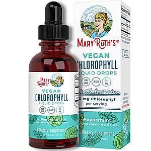 Chlorophyll Liquid Drops for Immune Support | Liquid Chlorophyll Drops | Energy Boost | Skin Care Supplement | Natural Deodorant | Vegan | Non-GMO | Gluten Free | 2 Fl Oz