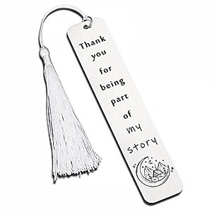 Thank You Gifts Appreciation Bookmark for Women Men Valentines Gifts Teachers Day Birthday Thanksgiving Gifts for Teacher Tutor Mentor Book Lover from Student Going Away Retirement Leaving Gifts