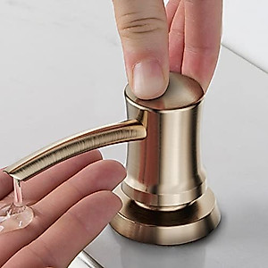 KRAUS Kitchen Soap and Lotion Dispenser in Spot Free Antique Champagne Bronze, KSD-54SFACB