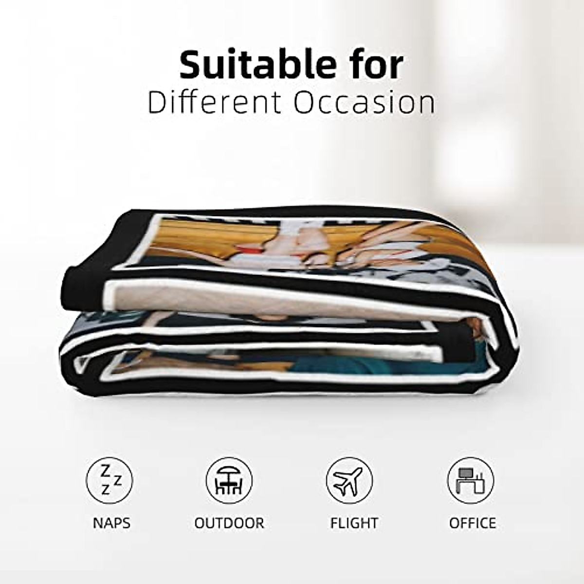 Purefly Gifts for Besties Personalized Blankets with Photos, Customized Picture Blanket for Women Girls Adult, Personalized Throw Blankets Gifts for Best Friend Birthday Christmas (style6)