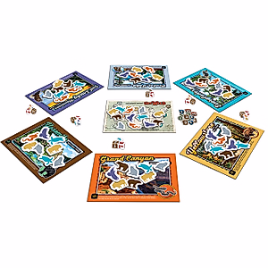 USAOPOLY National Parks Get Wild | Quick-Rolling Dice Game Featuring Iconic National Park Locations | Great Kids Game & Family Board Game